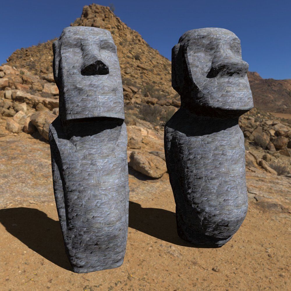 Easter Island Statues 3D model | CGTrader