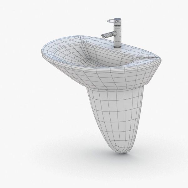 3D model 1614 - Sink VR / AR / low-poly | CGTrader