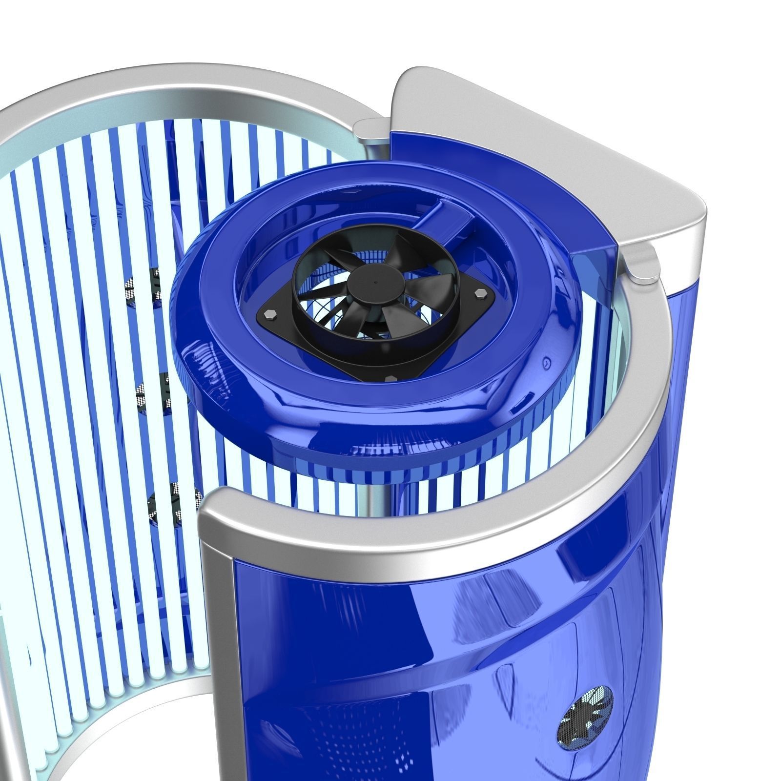 Tanning Bed Solarium Vertical Solarium Machine 3D model | CGTrader