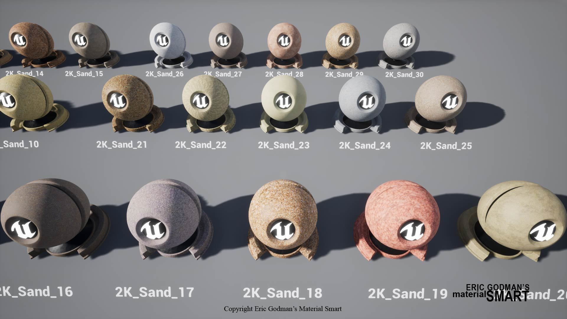 Sand Materials 3D model | CGTrader