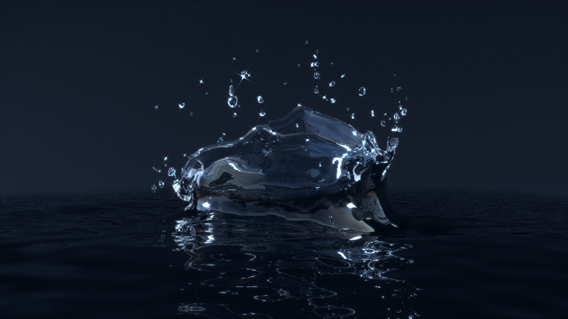 Splash Water 3D model | CGTrader