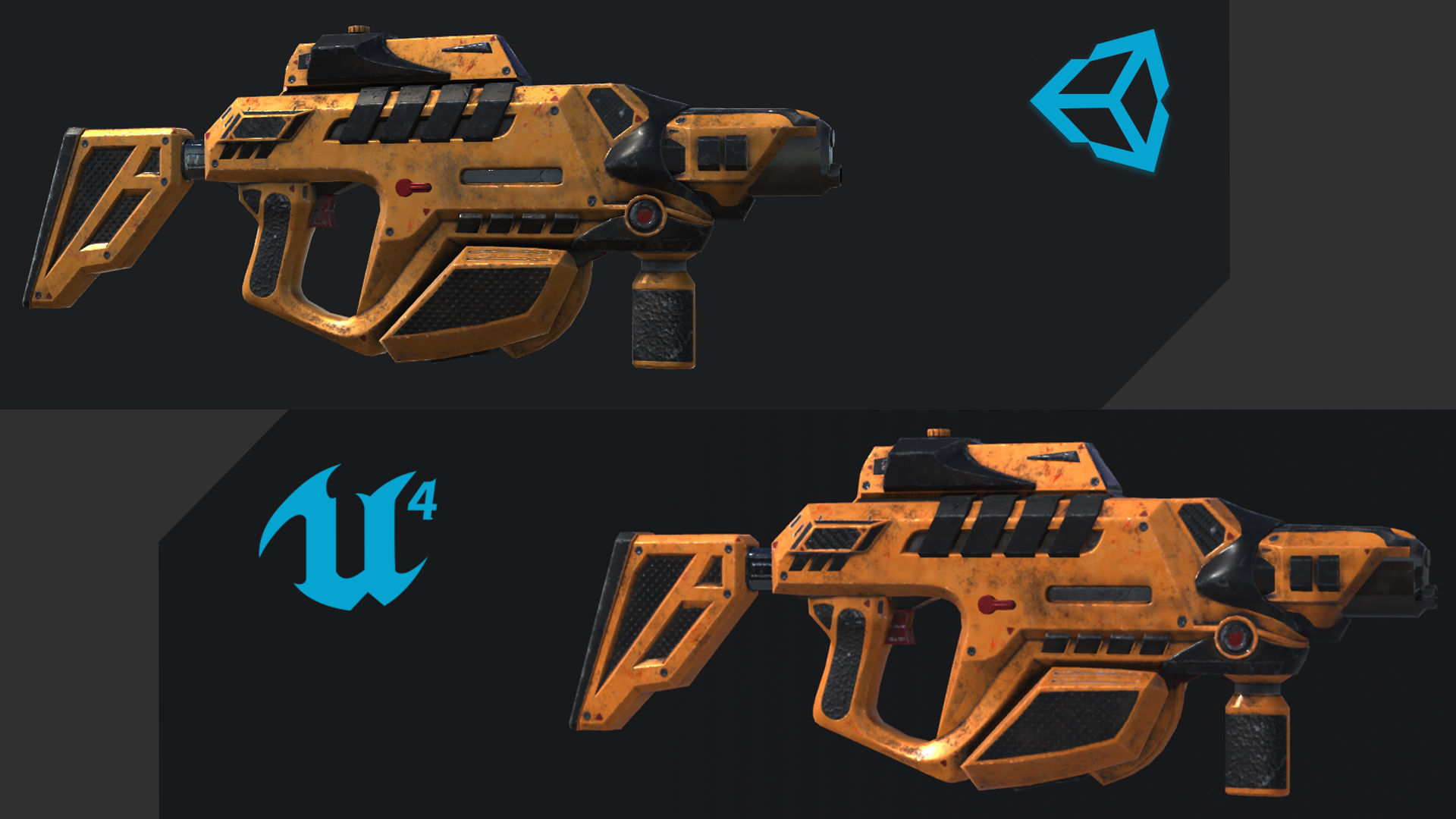 3D model Sci fi Kinetic rifle VR / AR / low-poly | CGTrader