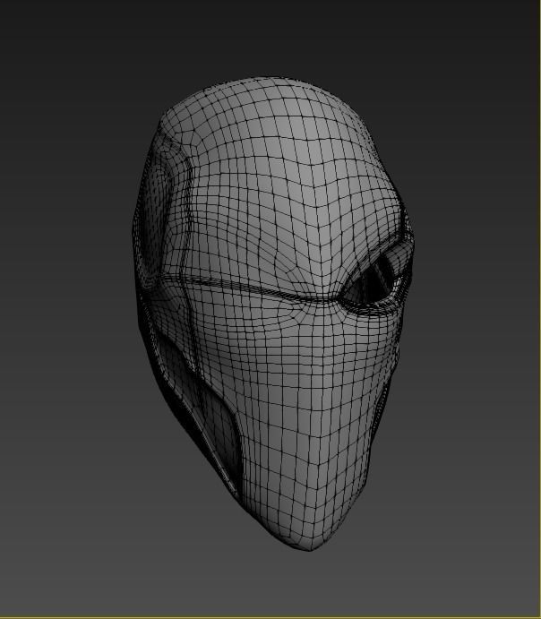 Deathstroke Mask print 3D model 3D printable | CGTrader