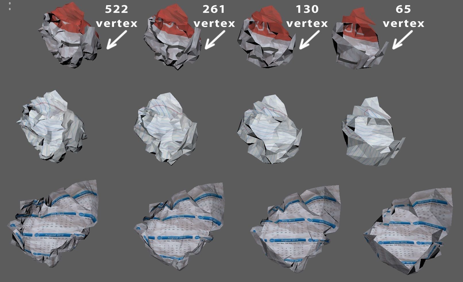 3D model crumpled paper ball - game ready VR / AR / low-poly | CGTrader