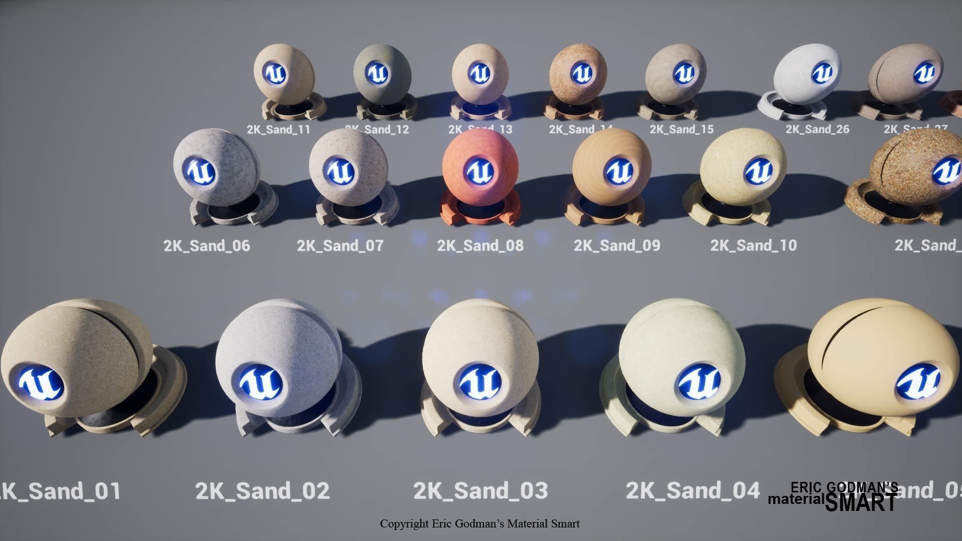 Optimized Sand Materials 3D model | CGTrader