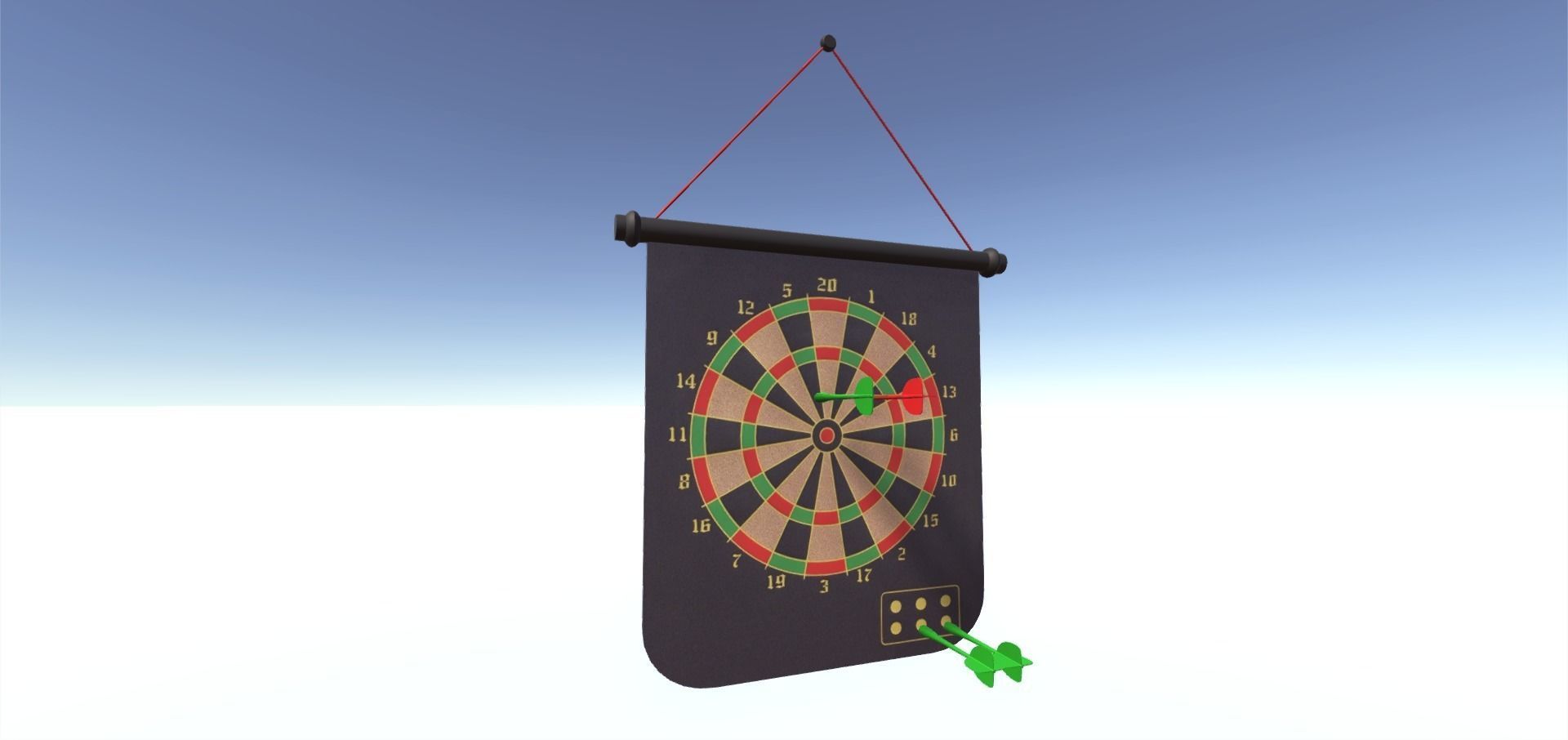3D model Darts Boards VR / AR / low-poly | CGTrader