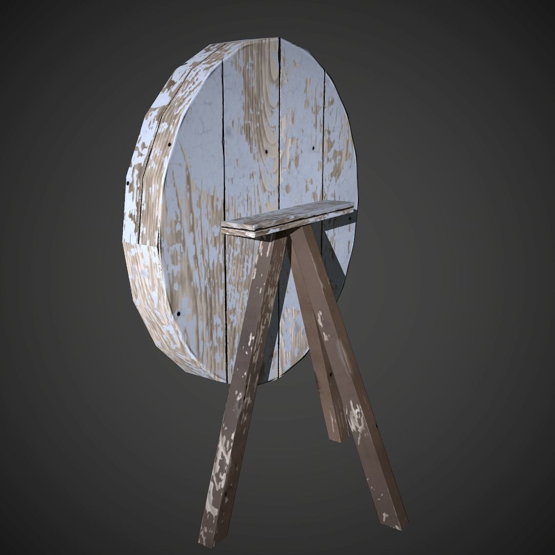 3D model Target PBR wooden VR / AR / low-poly | CGTrader