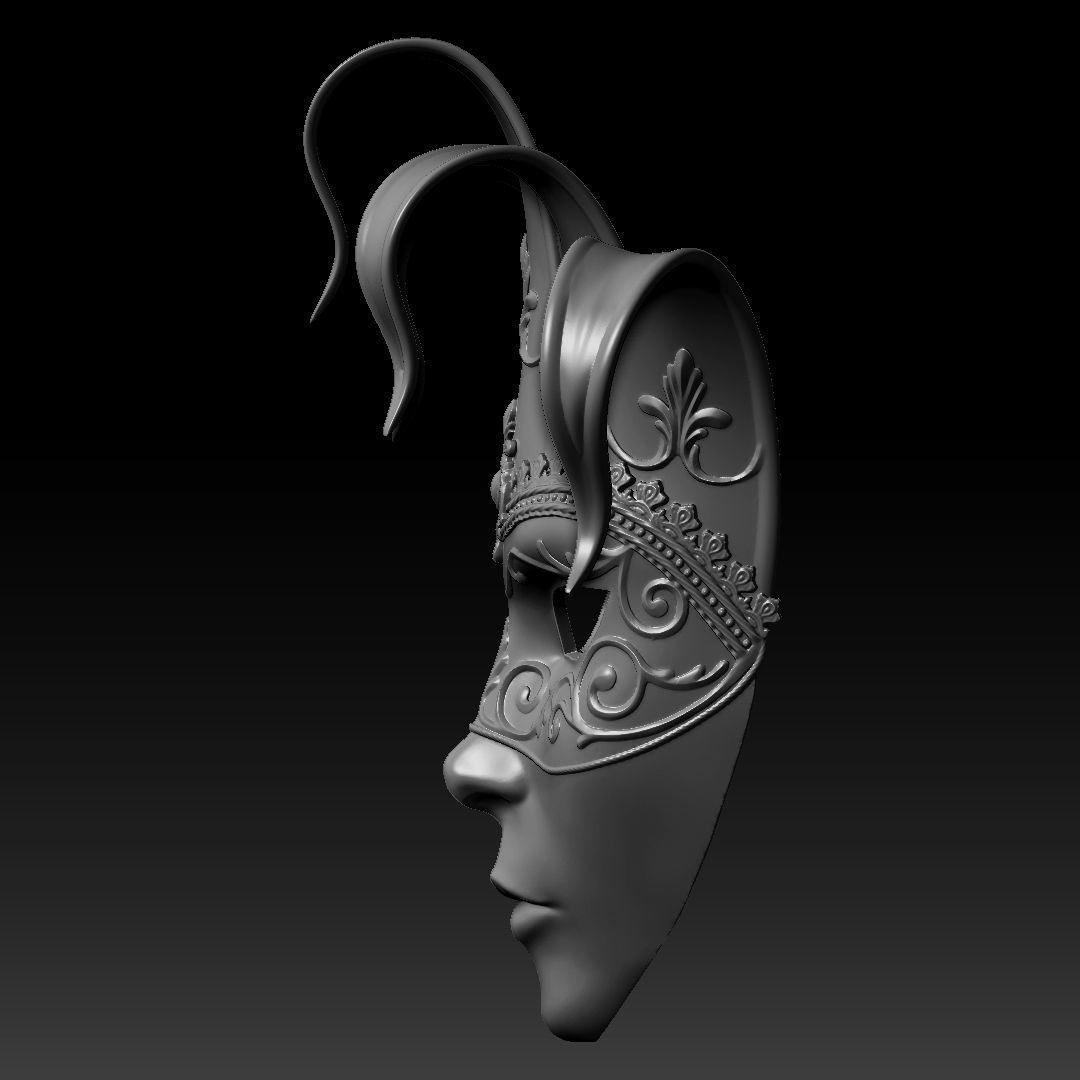 Venetian Mask 3D printable model 3D model 3D printable | CGTrader