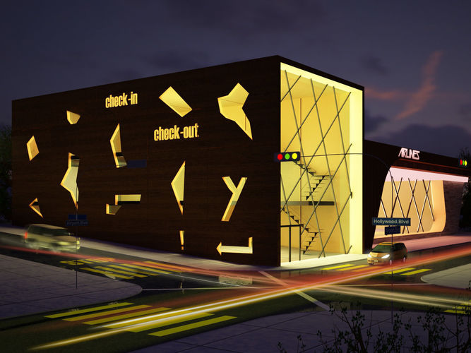 Multipurpose Retail Building 3D Model 3D model | CGTrader