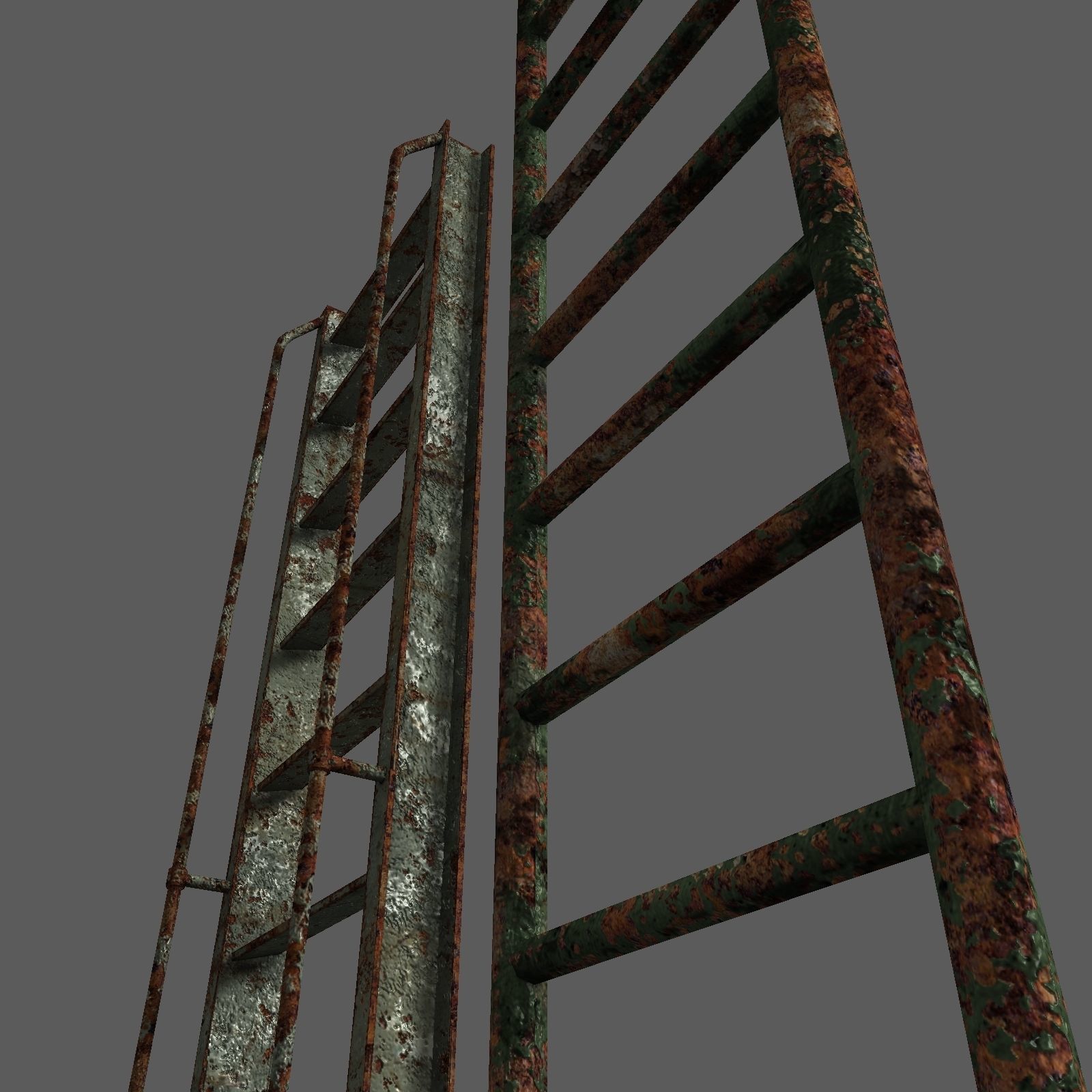 Rust ladders set free VR / AR / low-poly 3D model | CGTrader