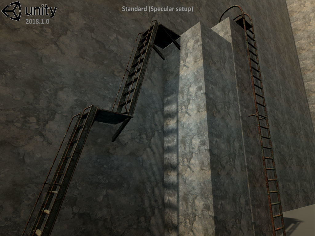 Rust ladders set free VR / AR / low-poly 3D model | CGTrader