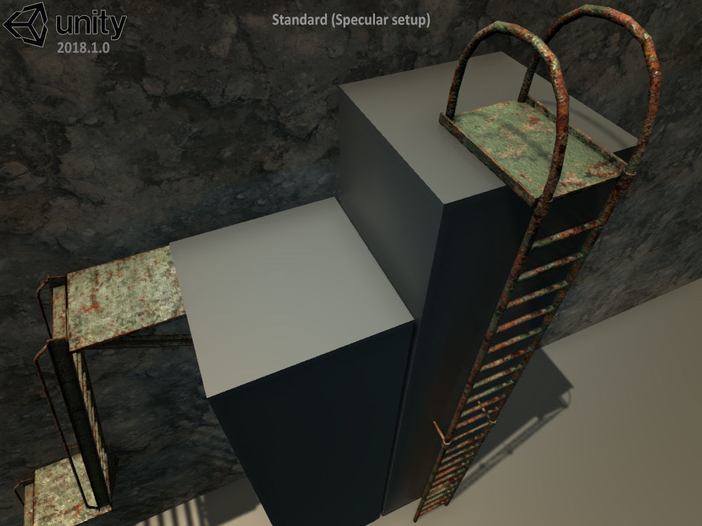 Rust ladders set free VR / AR / low-poly 3D model | CGTrader