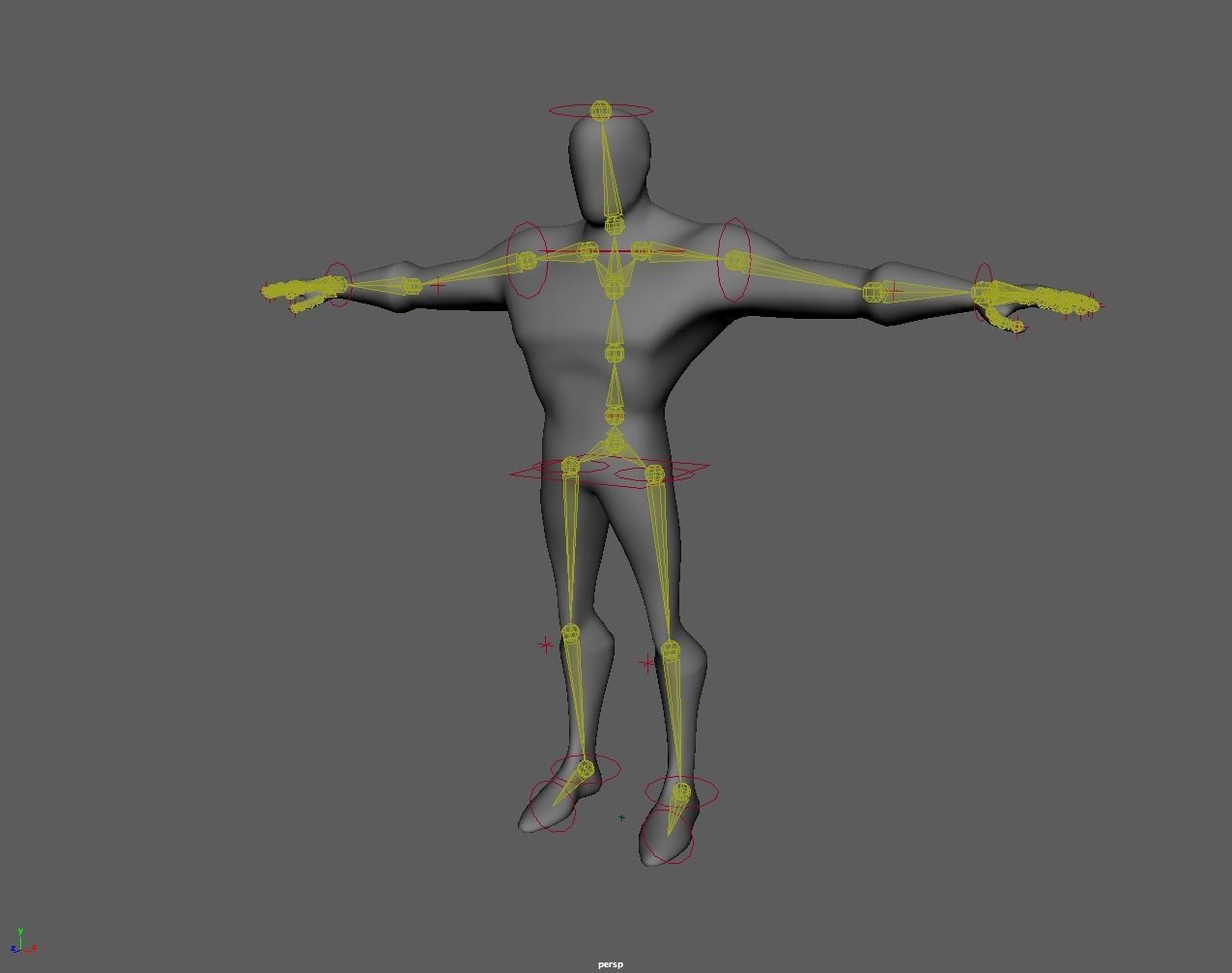3D model Simple Placeholder Character VR / AR / low-poly rigged | CGTrader