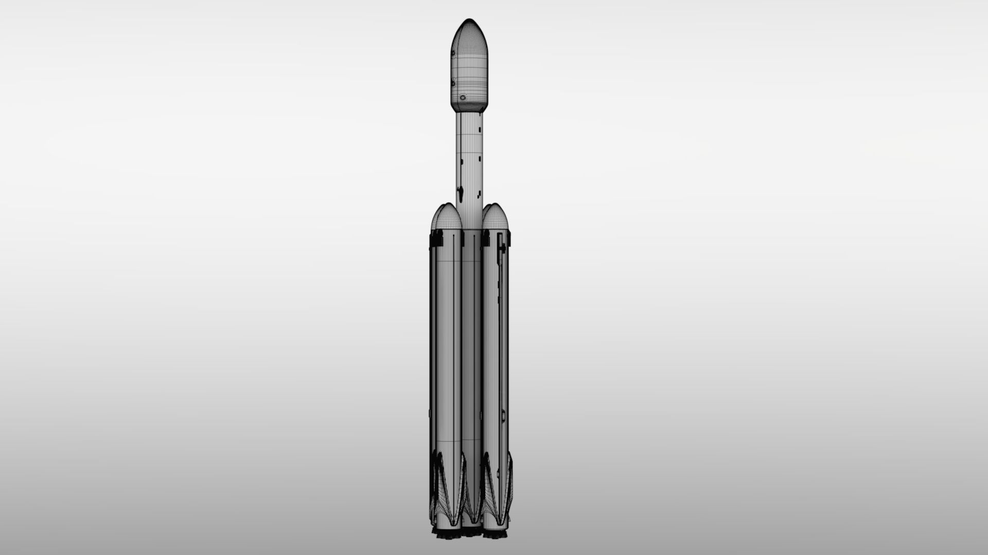 Falcon Super Heavy 3D model | CGTrader
