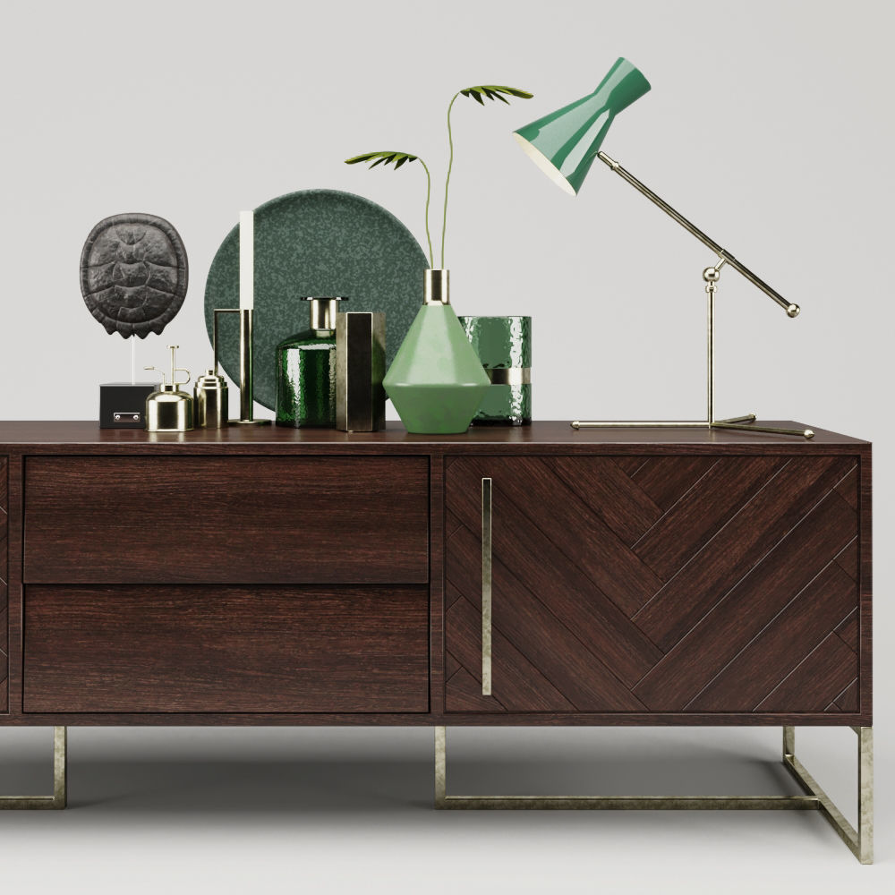 Dutch Bone Sideboard 3D model | CGTrader