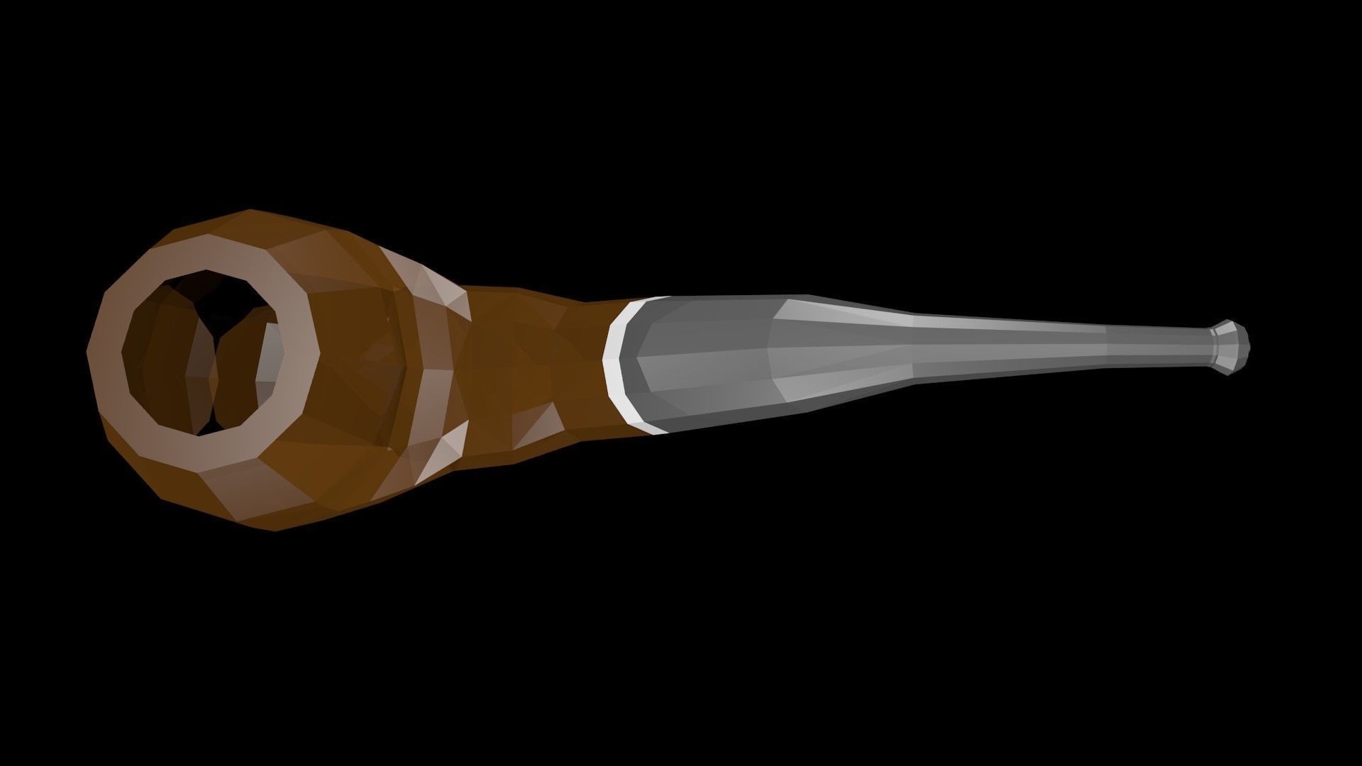 3D model Low poly smoking pipe VR / AR / low-poly | CGTrader