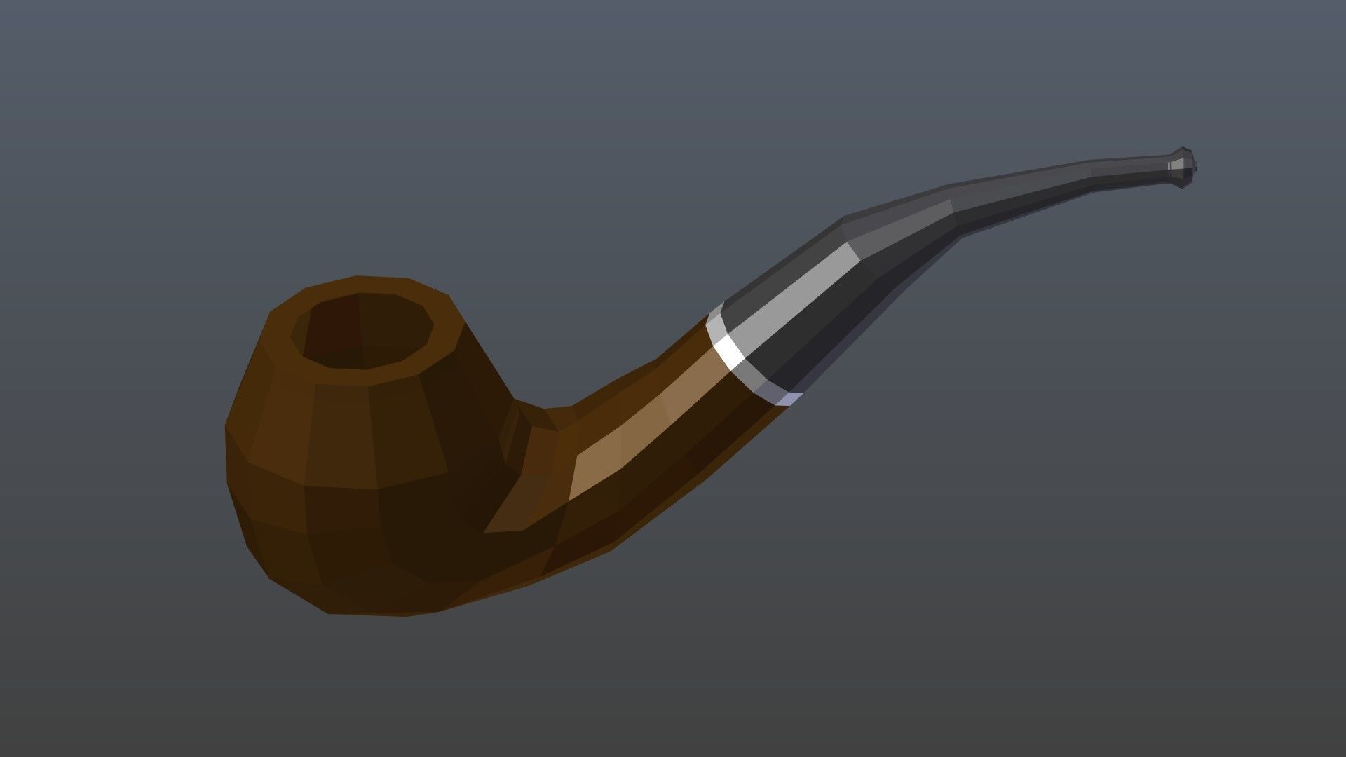 3D model Low poly smoking pipe VR / AR / low-poly | CGTrader