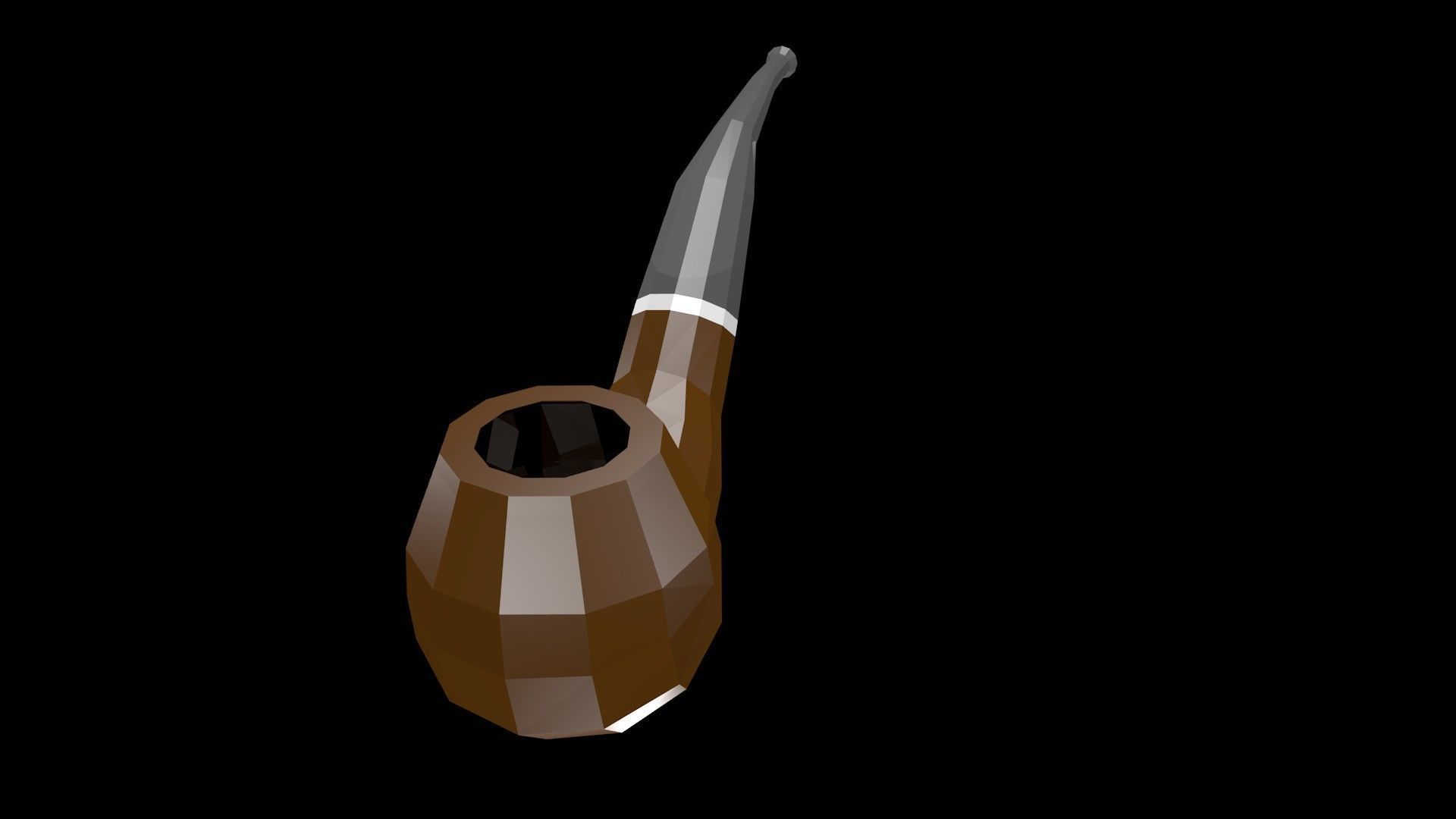 3D model Low poly smoking pipe VR / AR / low-poly | CGTrader