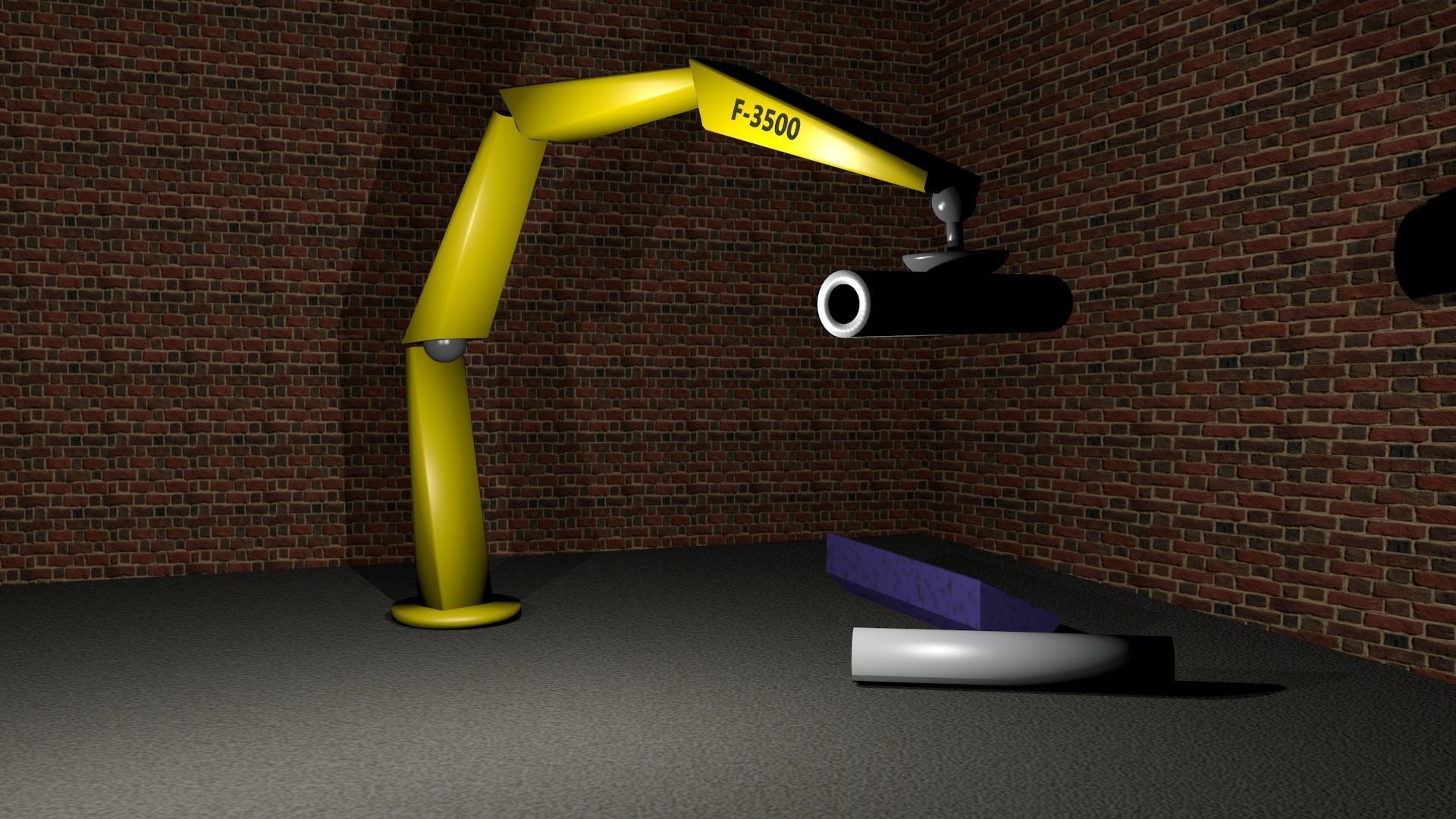 Industrial robot animated free 3D model animated rigged | CGTrader
