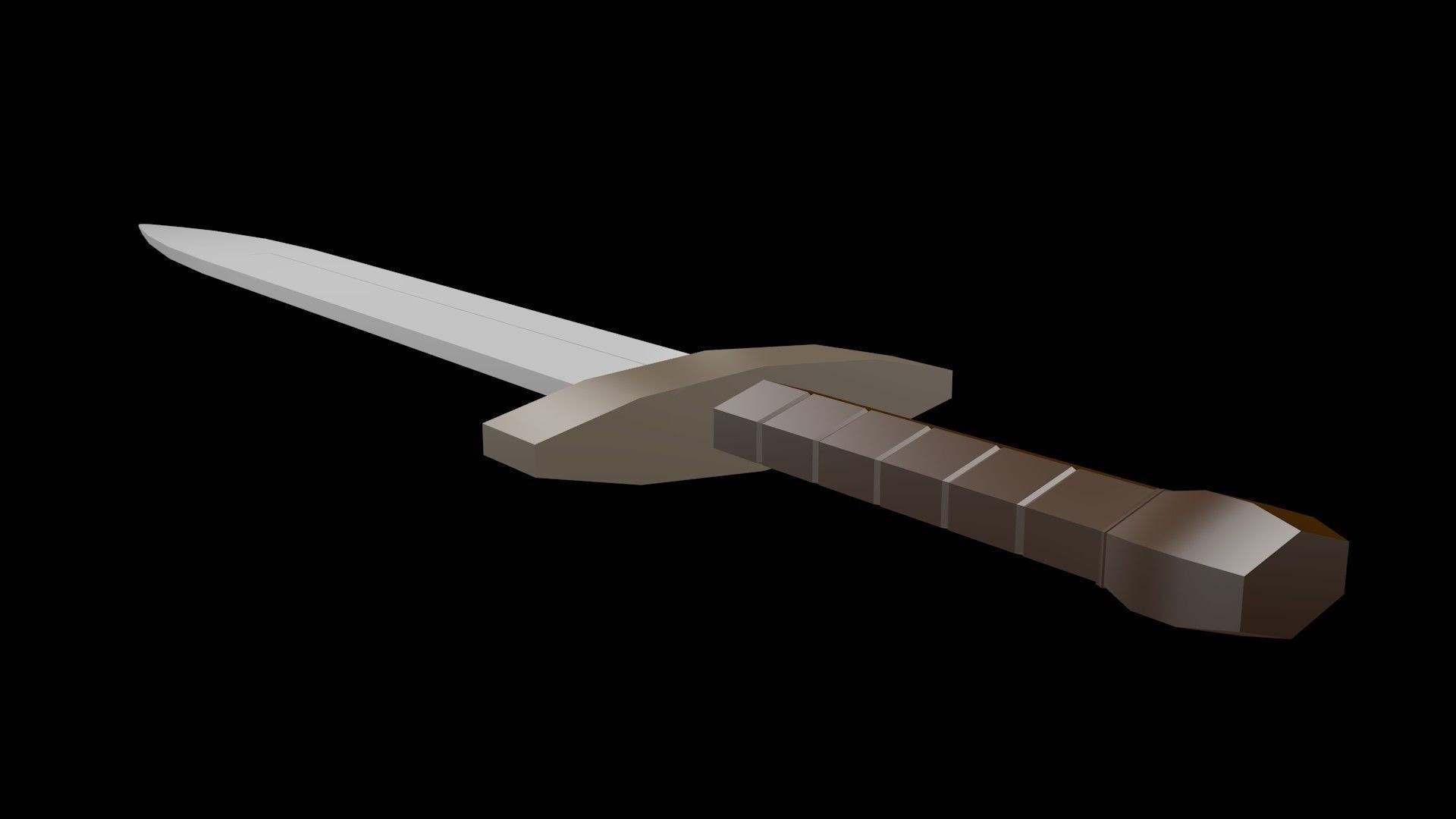 3D model Low poly sword 1 VR / AR / low-poly | CGTrader