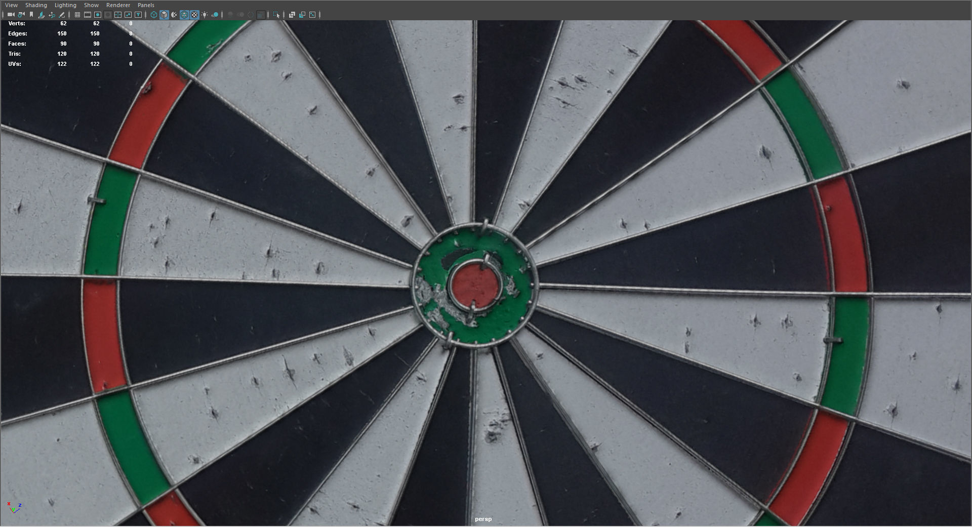 3D model Dartboard - Dart VR / AR / low-poly | CGTrader