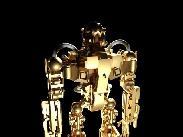 Human Mech Robot 3D model animated rigged | CGTrader