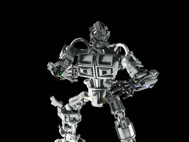 Human Mech Robot 3D model animated rigged | CGTrader