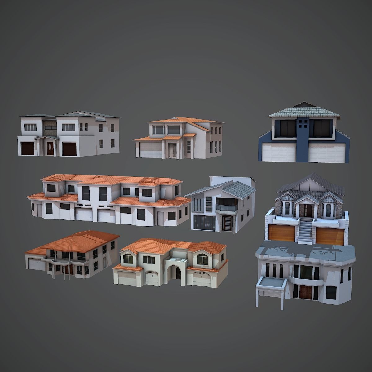 3D model Australian Buildings VR / AR / low-poly | CGTrader