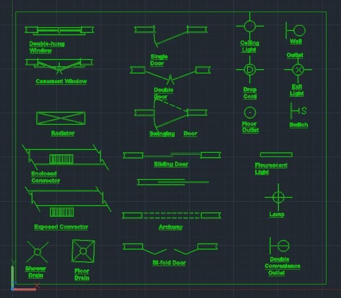 construction drawing symbols 2d free VR / AR / low-poly 3D model | CGTrader