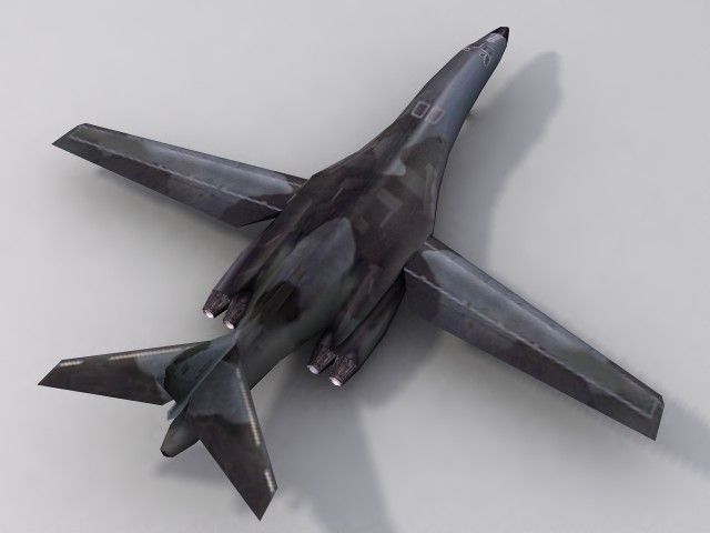 3D model B1B Lancer Bomber VR / AR / low-poly | CGTrader