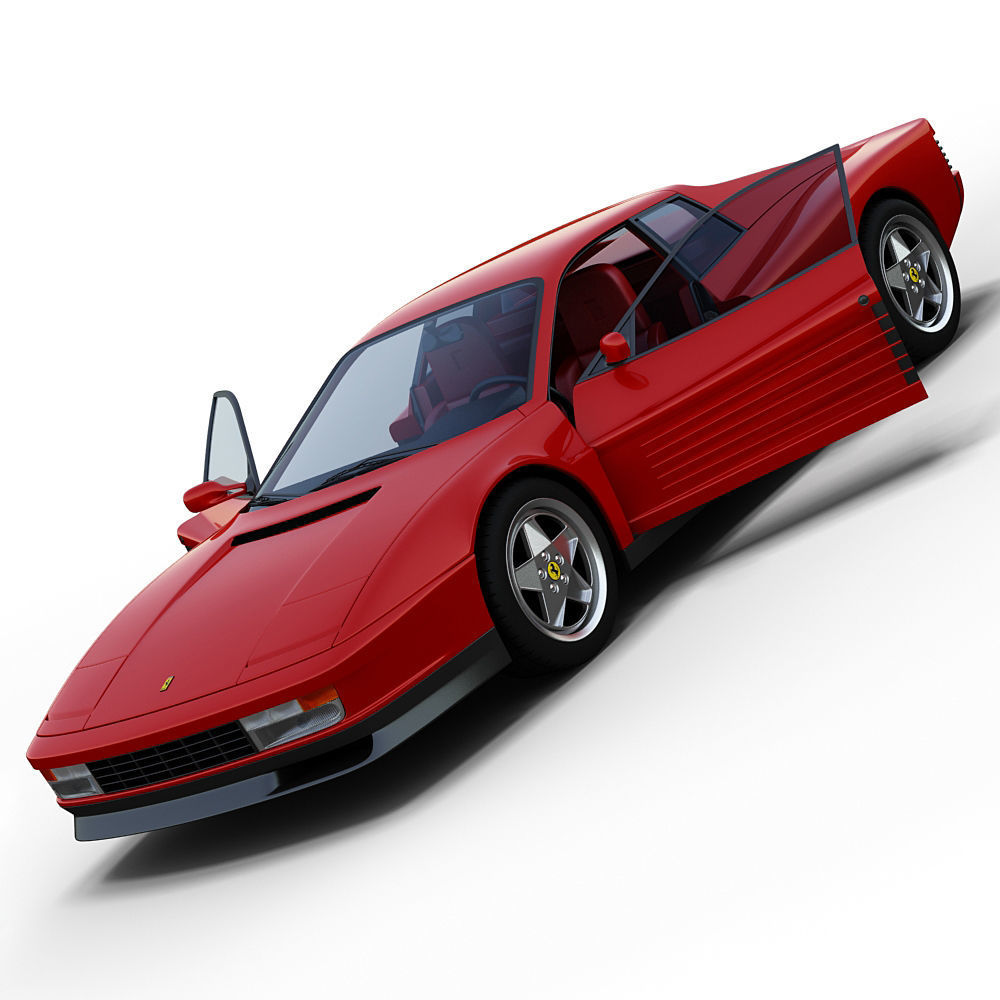 Ferrari Testarossa 3D model | CGTrader
