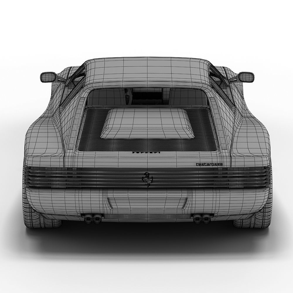 Ferrari Testarossa 3D model | CGTrader