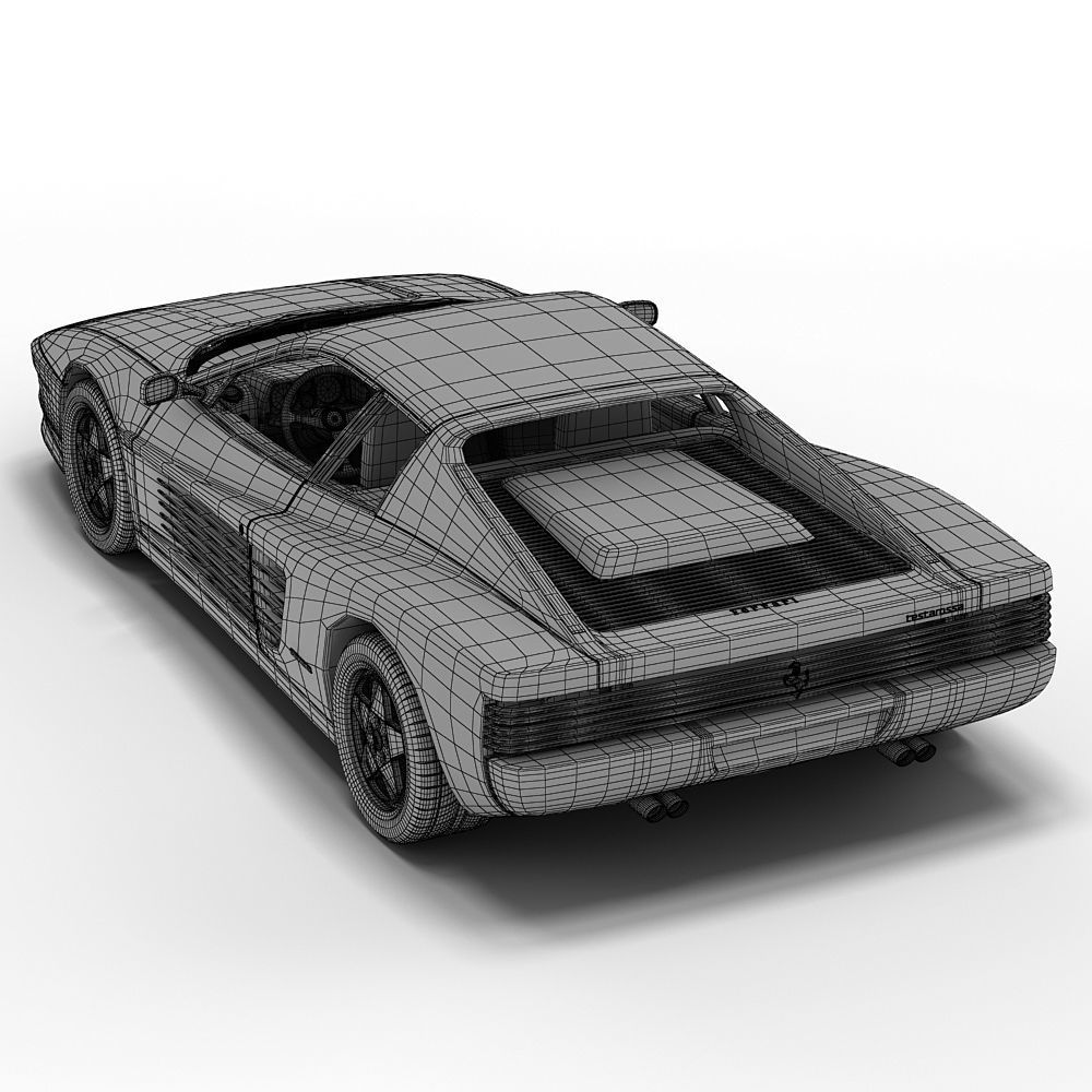 Ferrari Testarossa 3D model | CGTrader