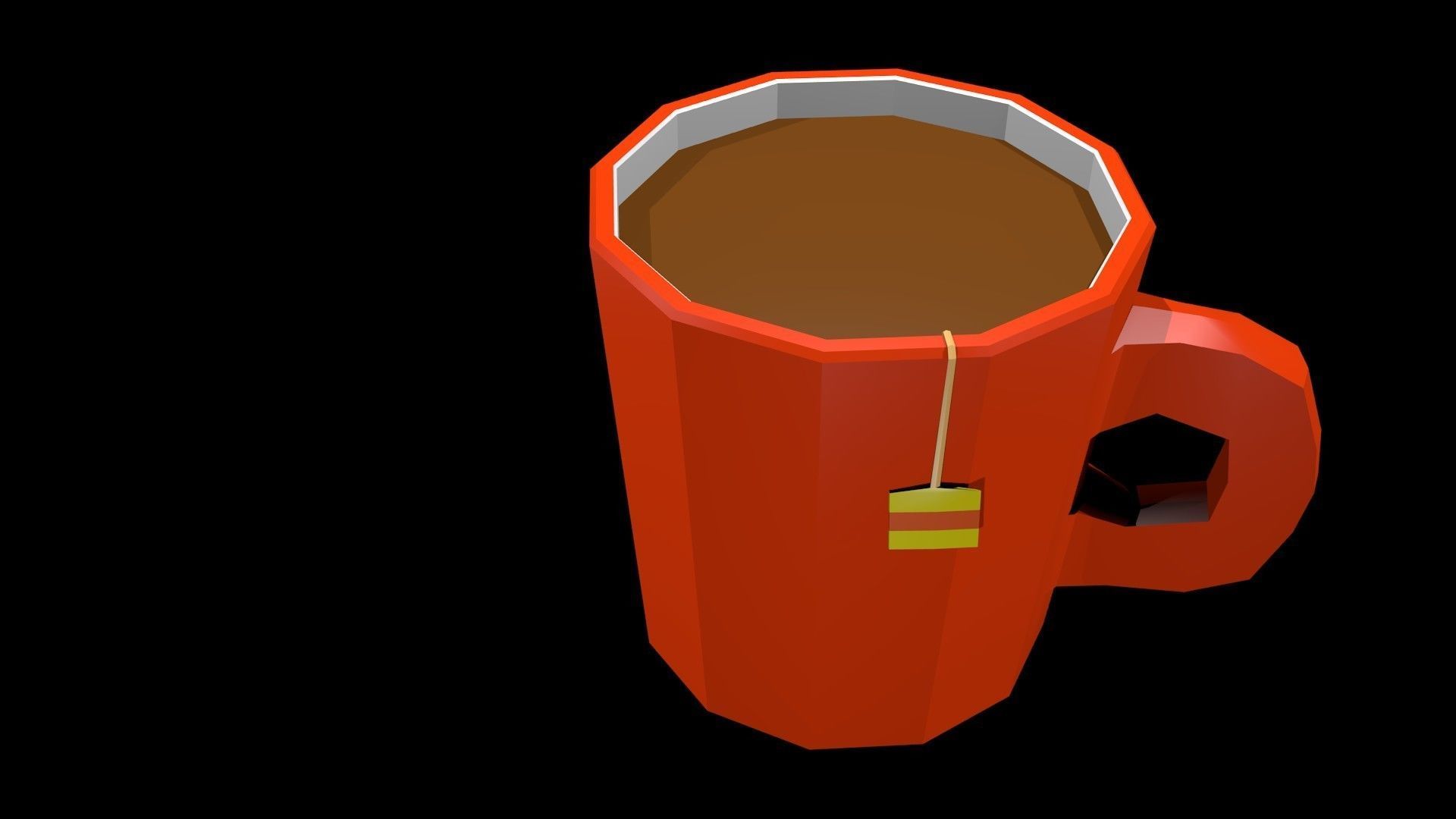 Low poly tea cup free VR / AR / low-poly 3D model | CGTrader