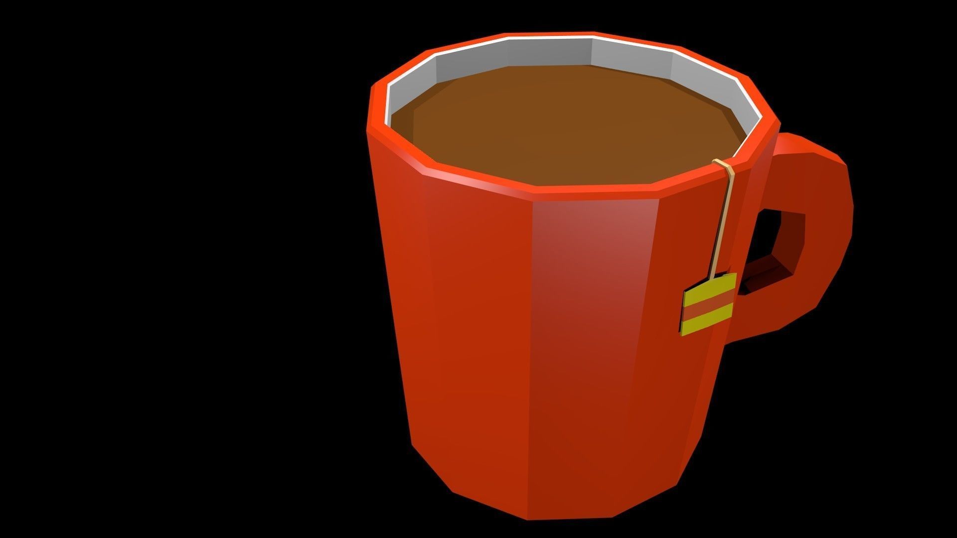 Low poly tea cup free VR / AR / low-poly 3D model | CGTrader