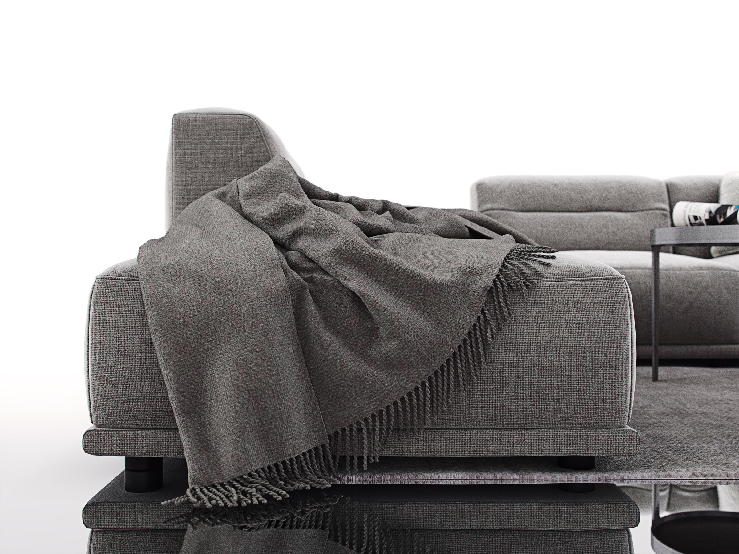 Natuzzi Dorian 3D model | CGTrader