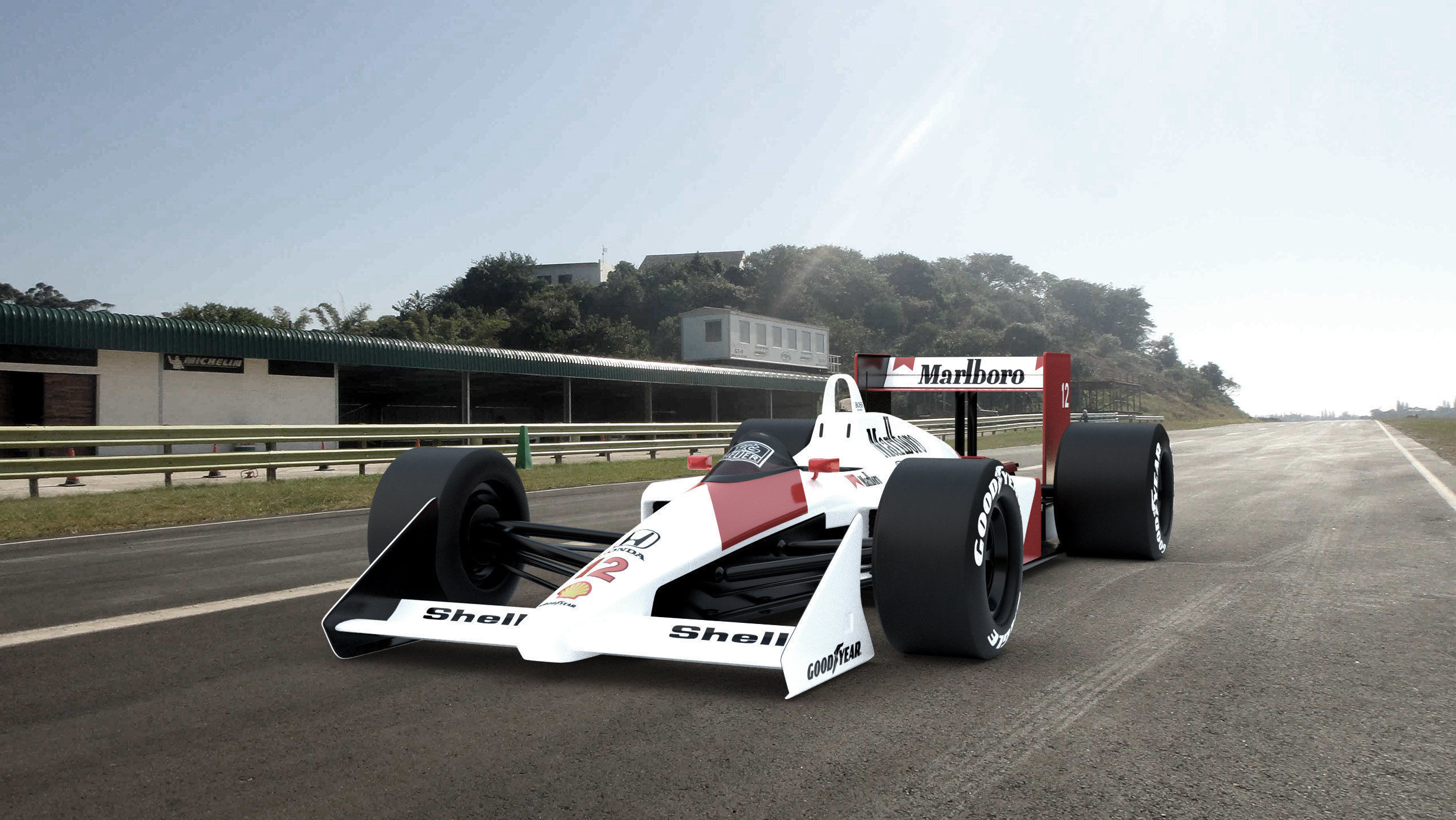 Classic Formula one McLaren 3D model | CGTrader