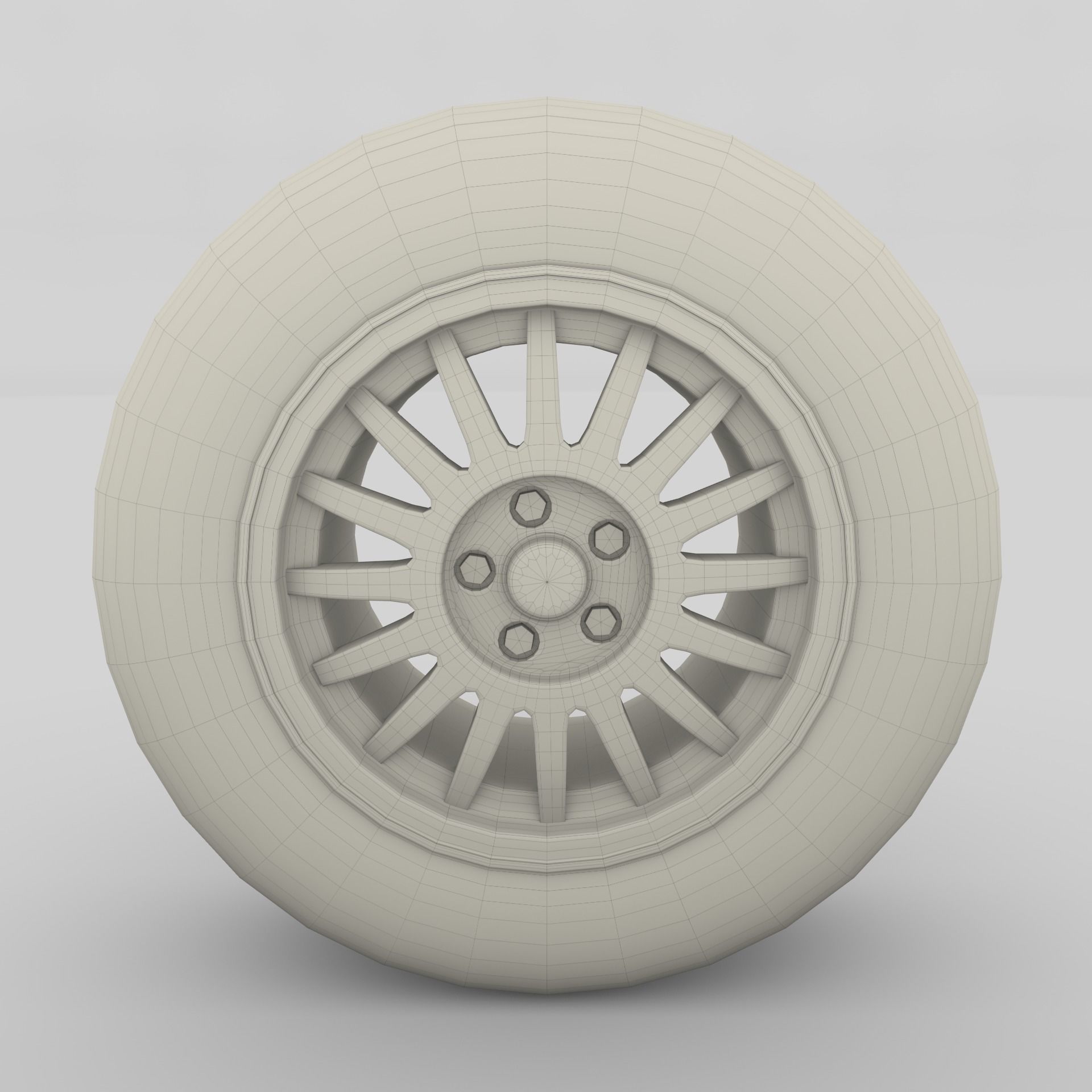Generic Alloy Wheel 3D model | CGTrader