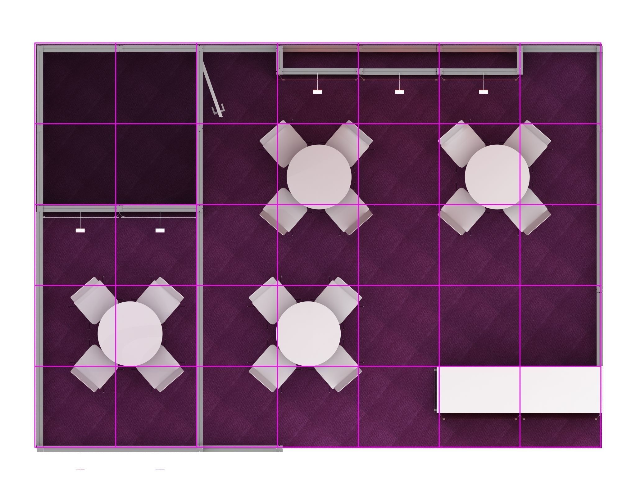 Exhibition stand octanorm maxima 5x7 m 3D model | CGTrader