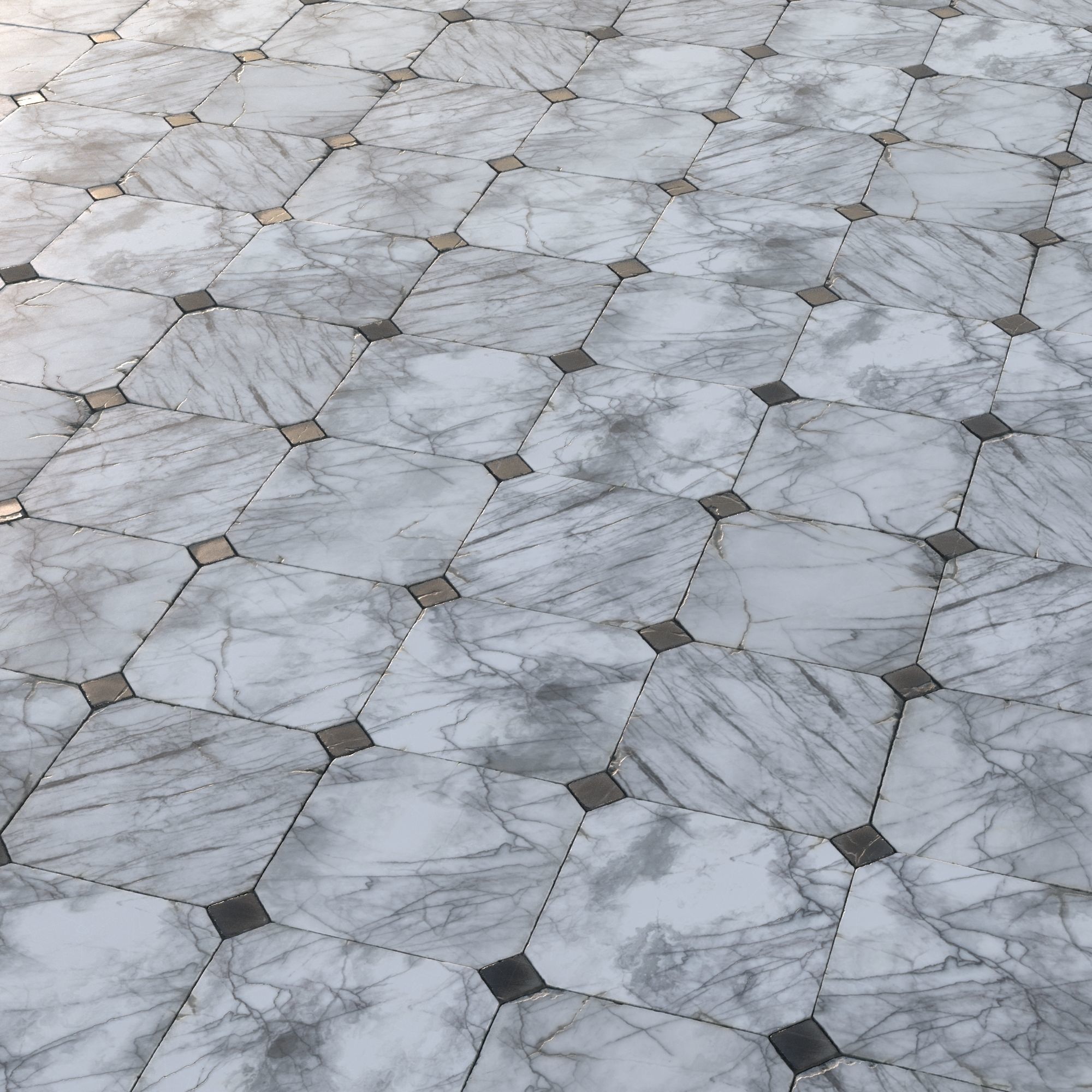 Texture Aged marble tiles PBR Material VR / AR / low-poly | CGTrader