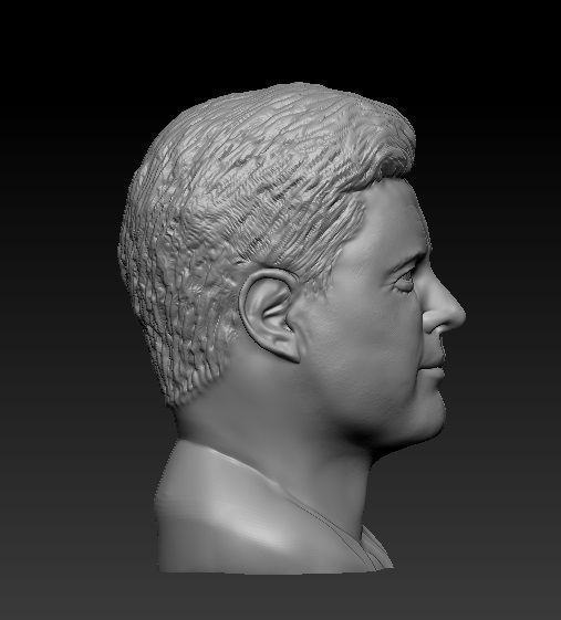 John Kennedy 3D model 3D printable | CGTrader