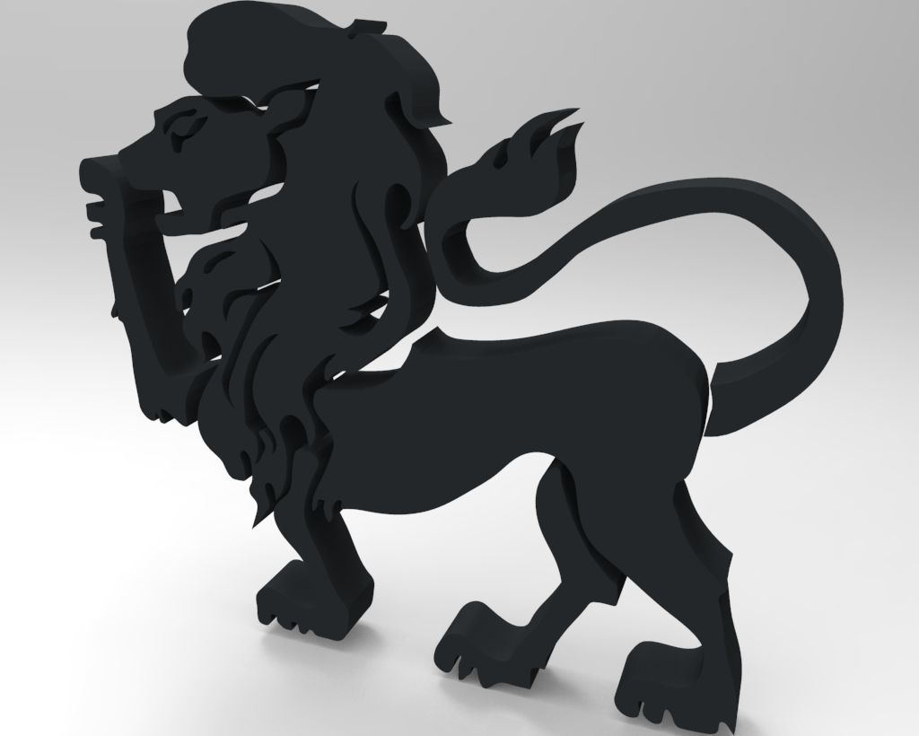 Leo 3d print model lion free 3D model 3D printable | CGTrader
