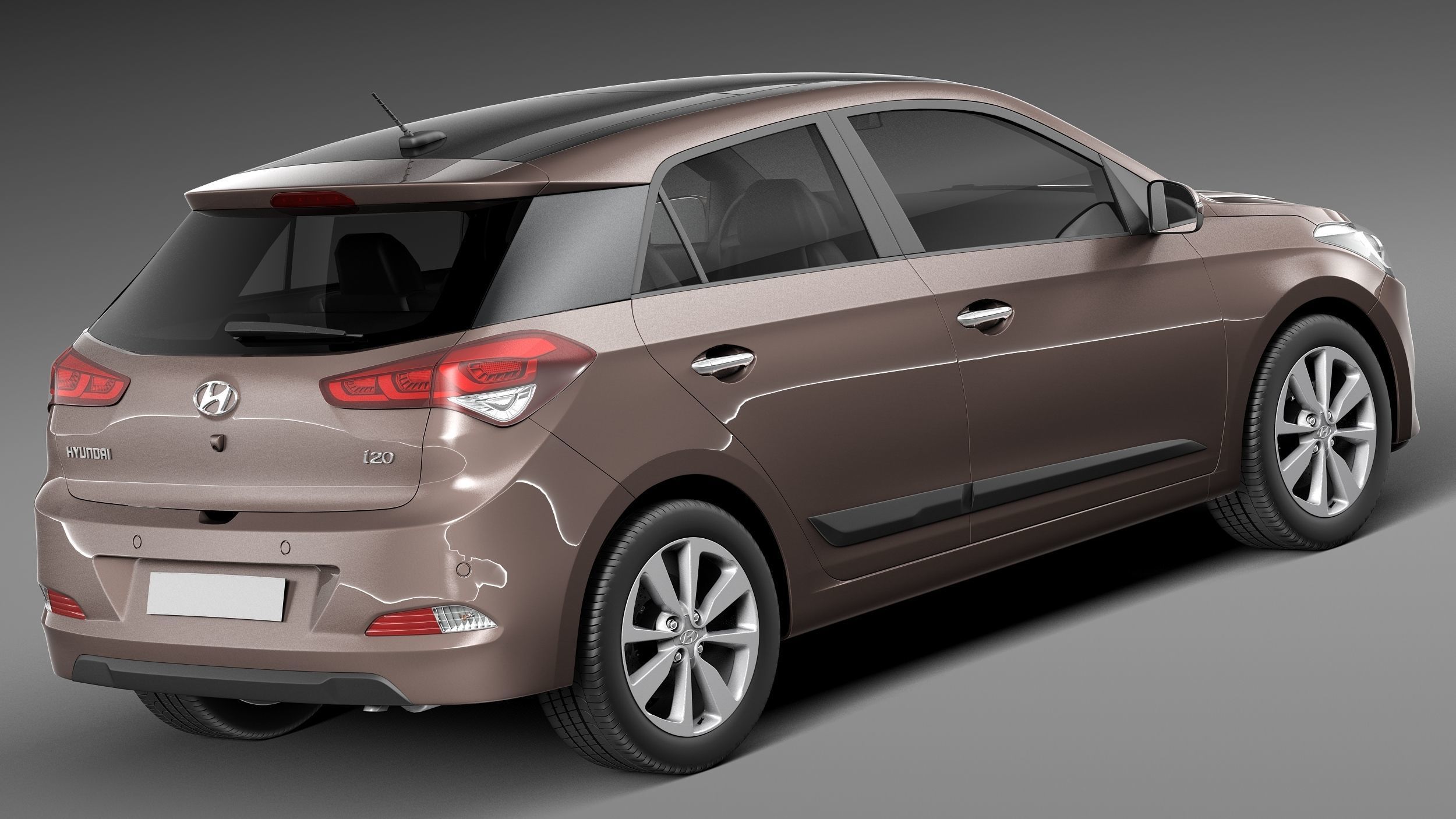 Hyundai i20 2015 3D model | CGTrader