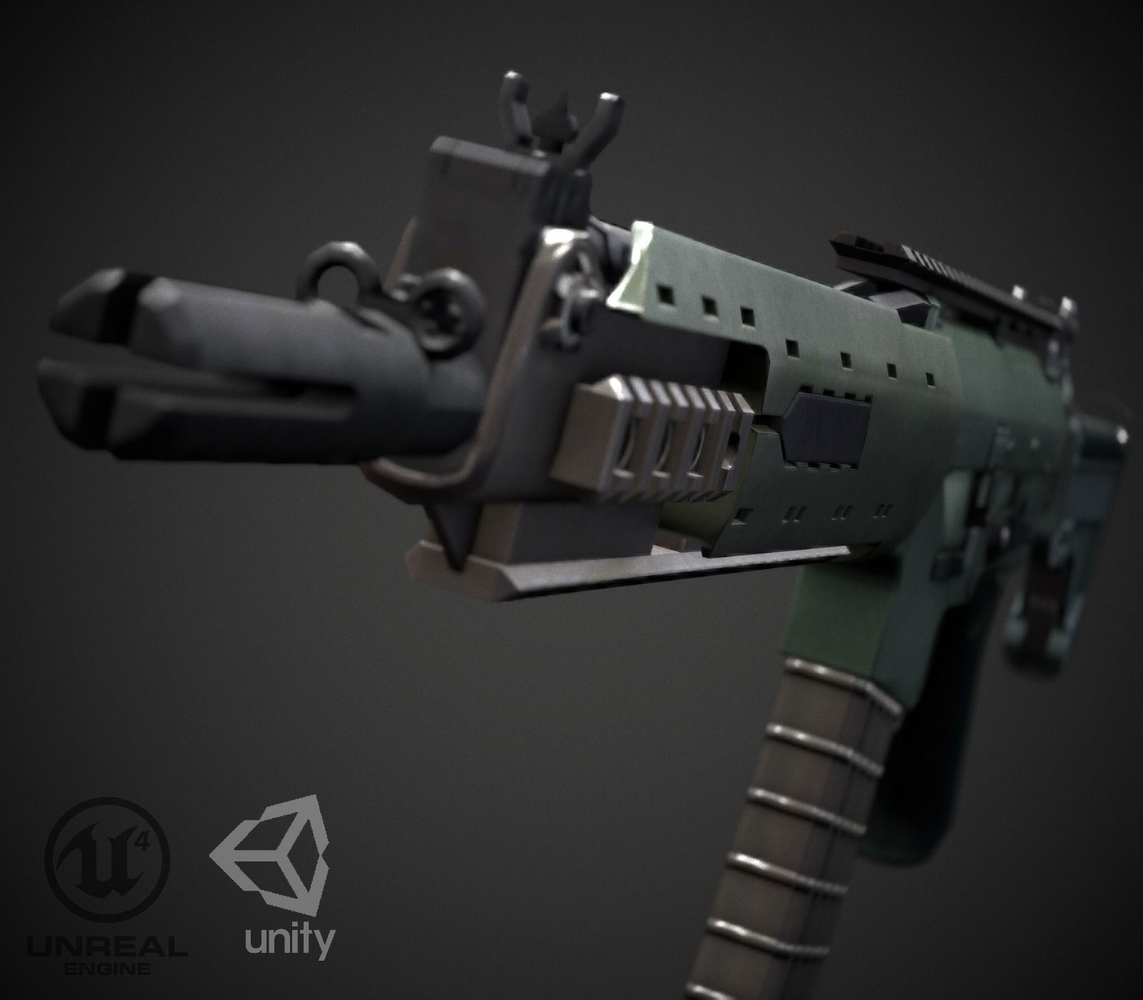 3D model AK5C Rifle VR / AR / low-poly | CGTrader