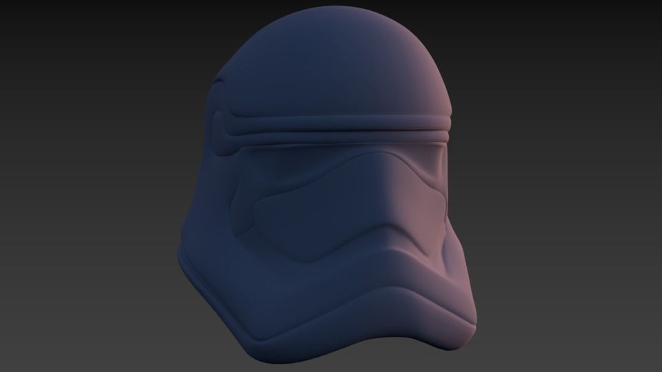First Order Stormtrooper Helmet 3D model | CGTrader