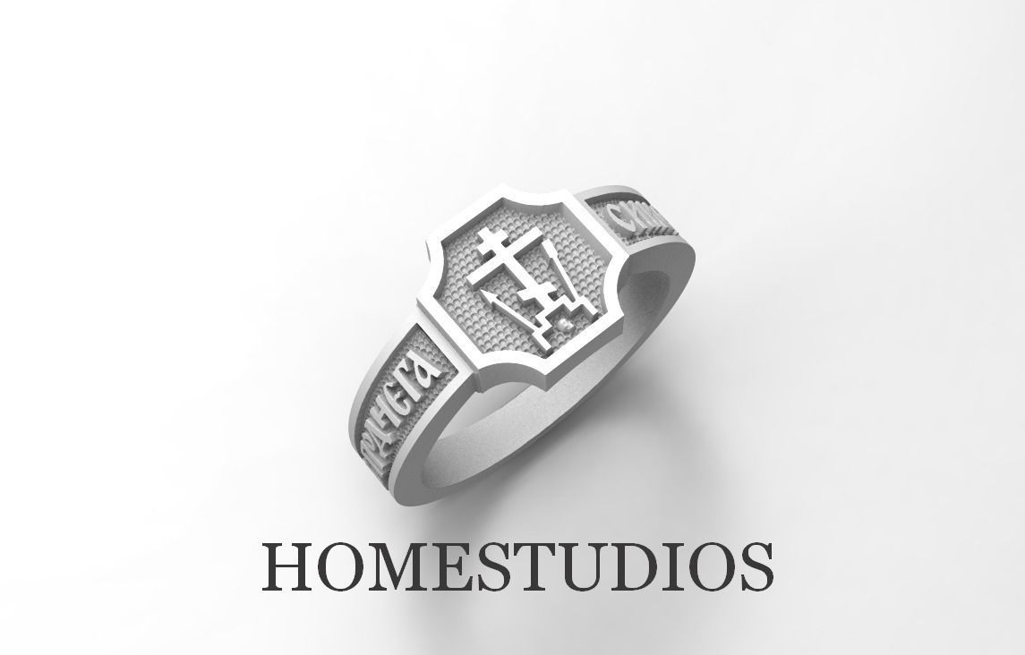 RING GOD SAVES ME 3D model 3D printable | CGTrader