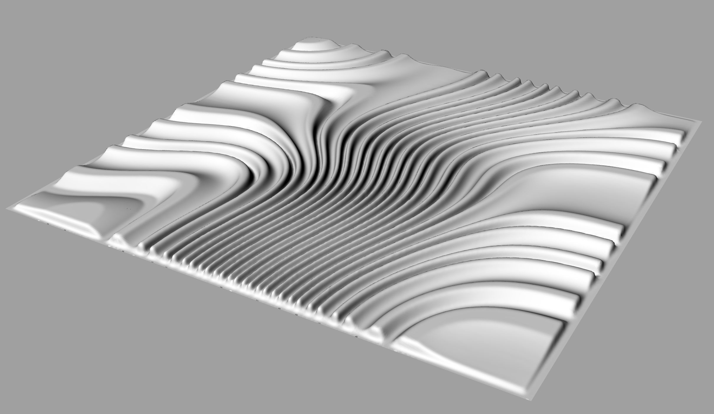 Tileable 3D Relief SB24 for CNC 3D model 3D printable | CGTrader