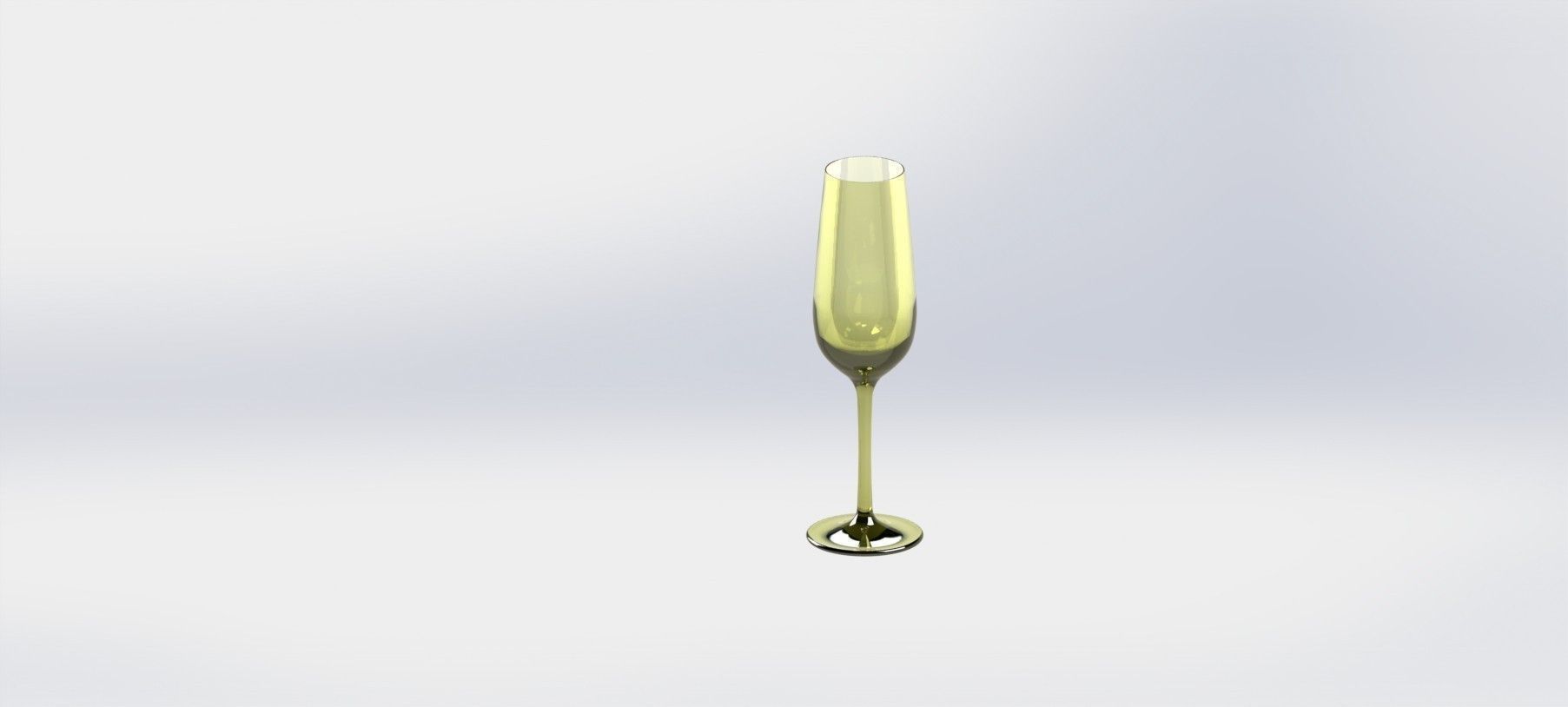 champagne glass free 3D model | CGTrader