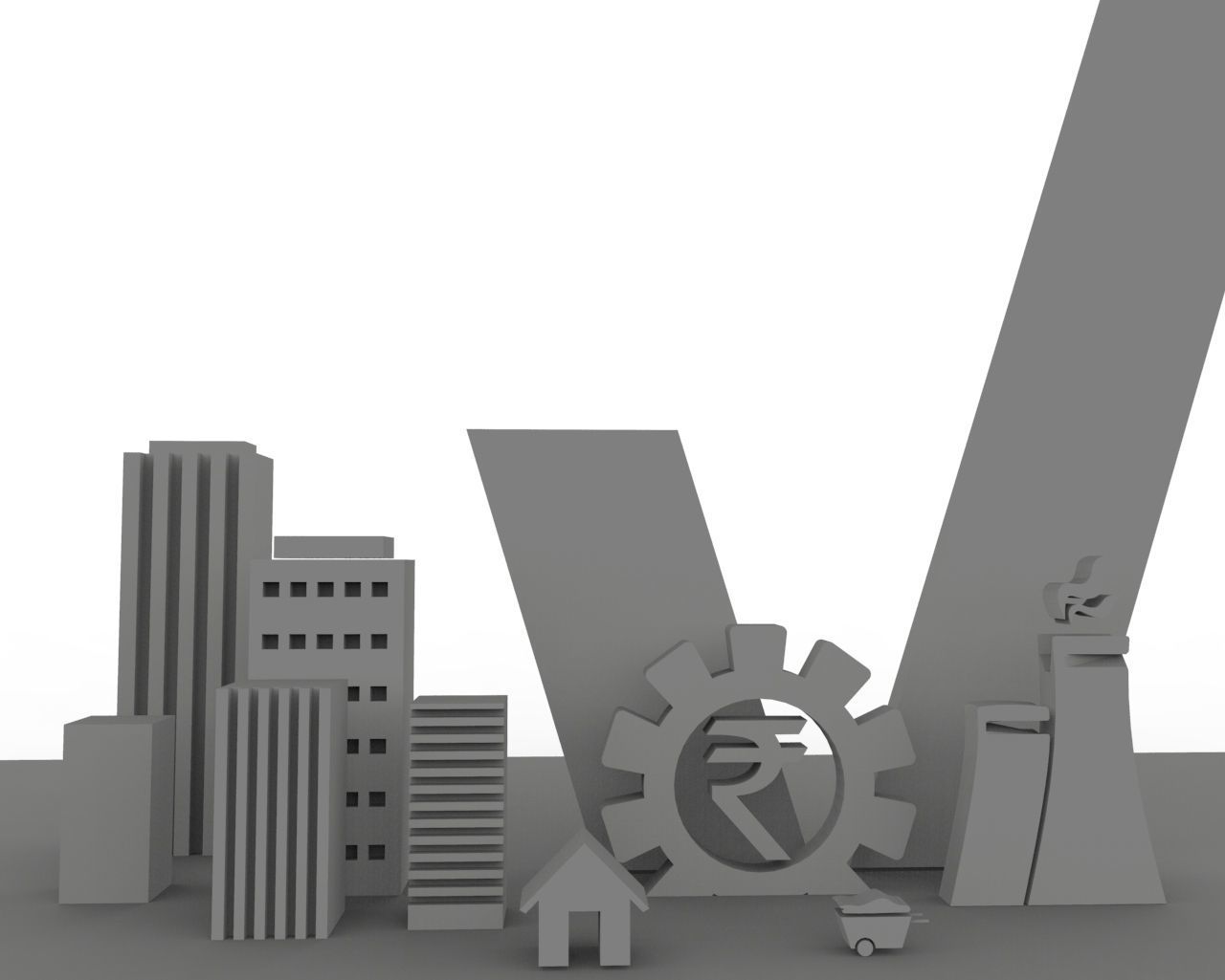 3D model Simple 3d building scene VR / AR / low-poly | CGTrader