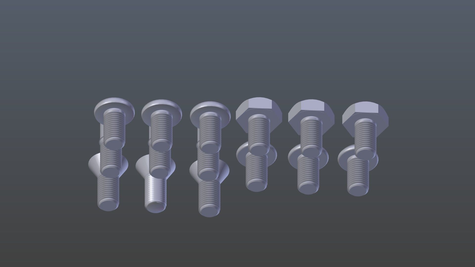 Bolt pack 3D model | CGTrader